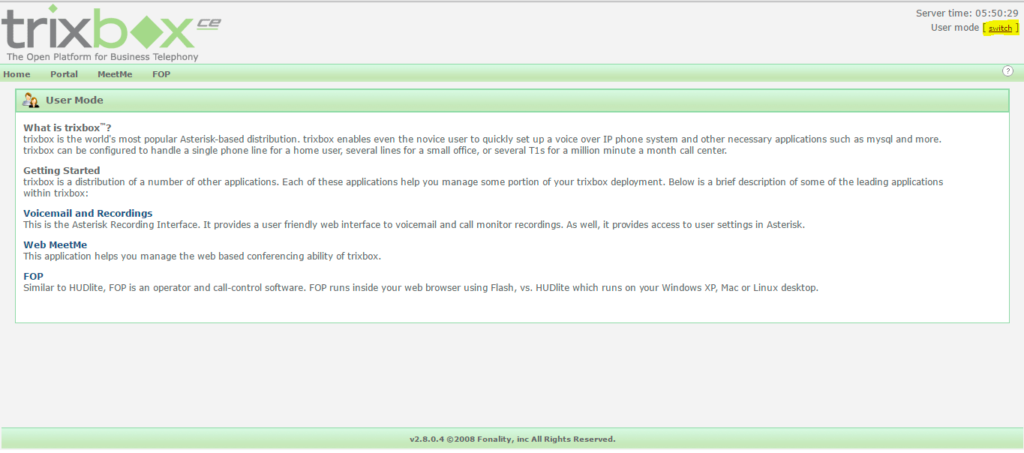 PABX IP TRIXBOX - Directcall